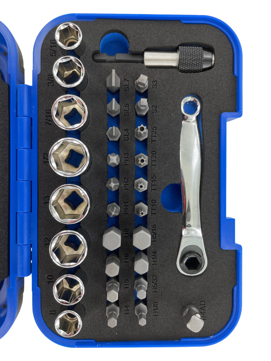 Mini Socket Bit Set [MWT-MSBSET01] - Midwest Tool